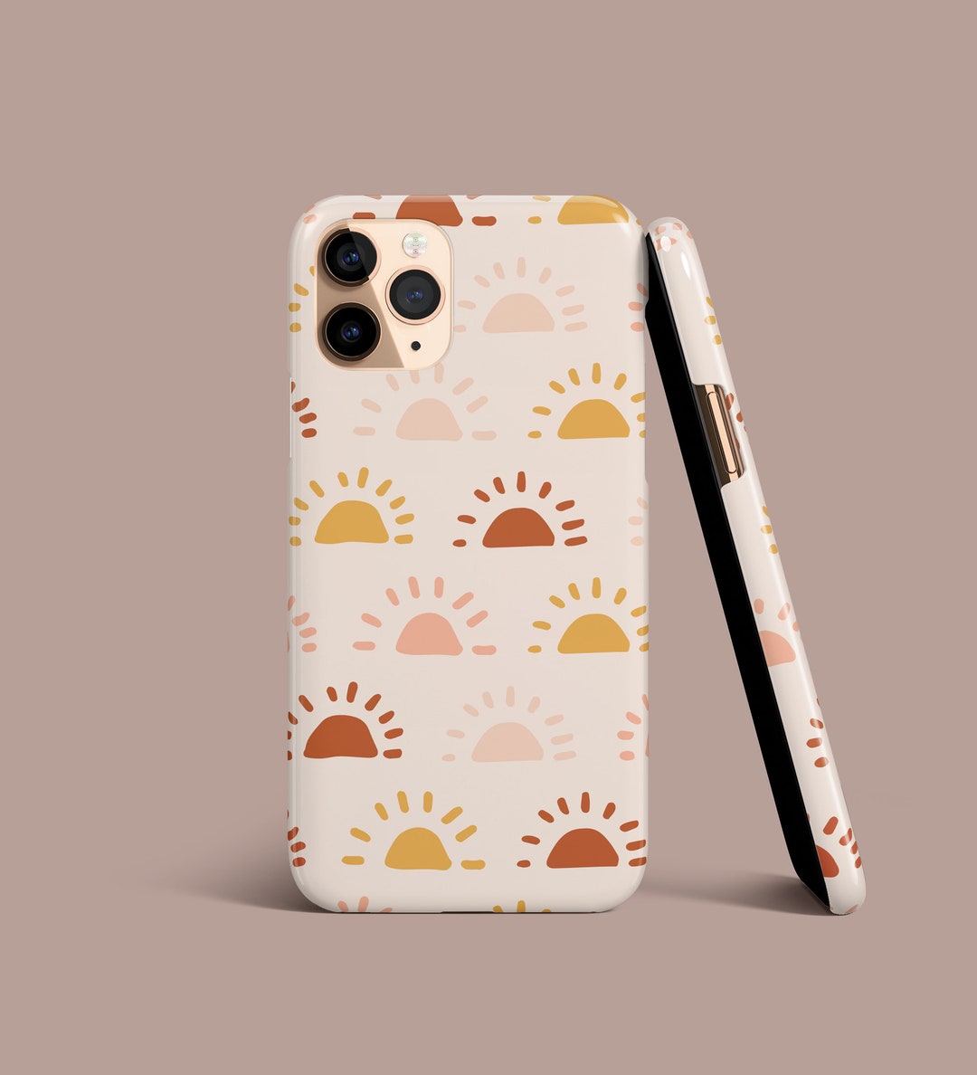 Sunburst Boho Sun Rays Sunshine Phone Case for iPhone 17 16 15 • All ...