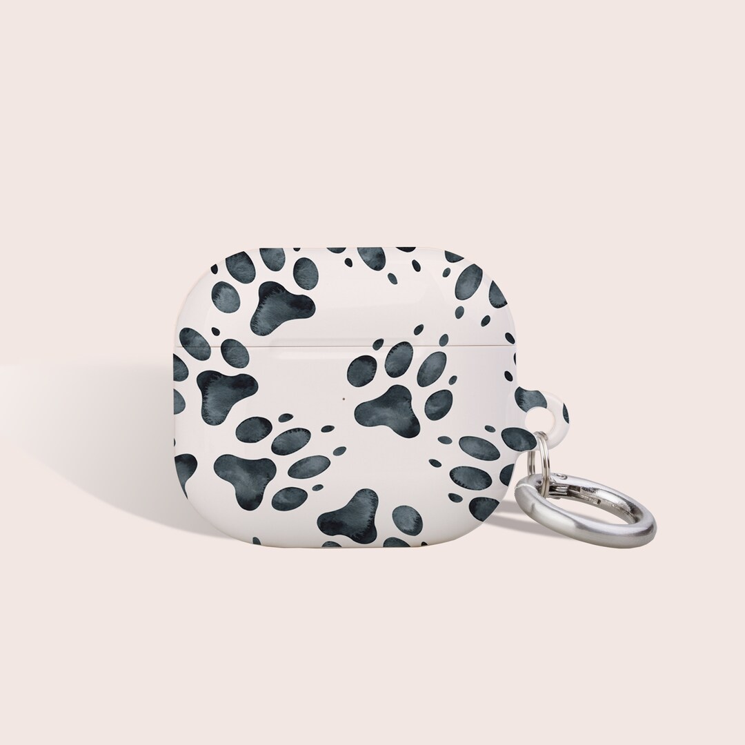Animal Pet Paws Dog Cat Black Case for Airpod, Fits AirPod Pro Case ...
