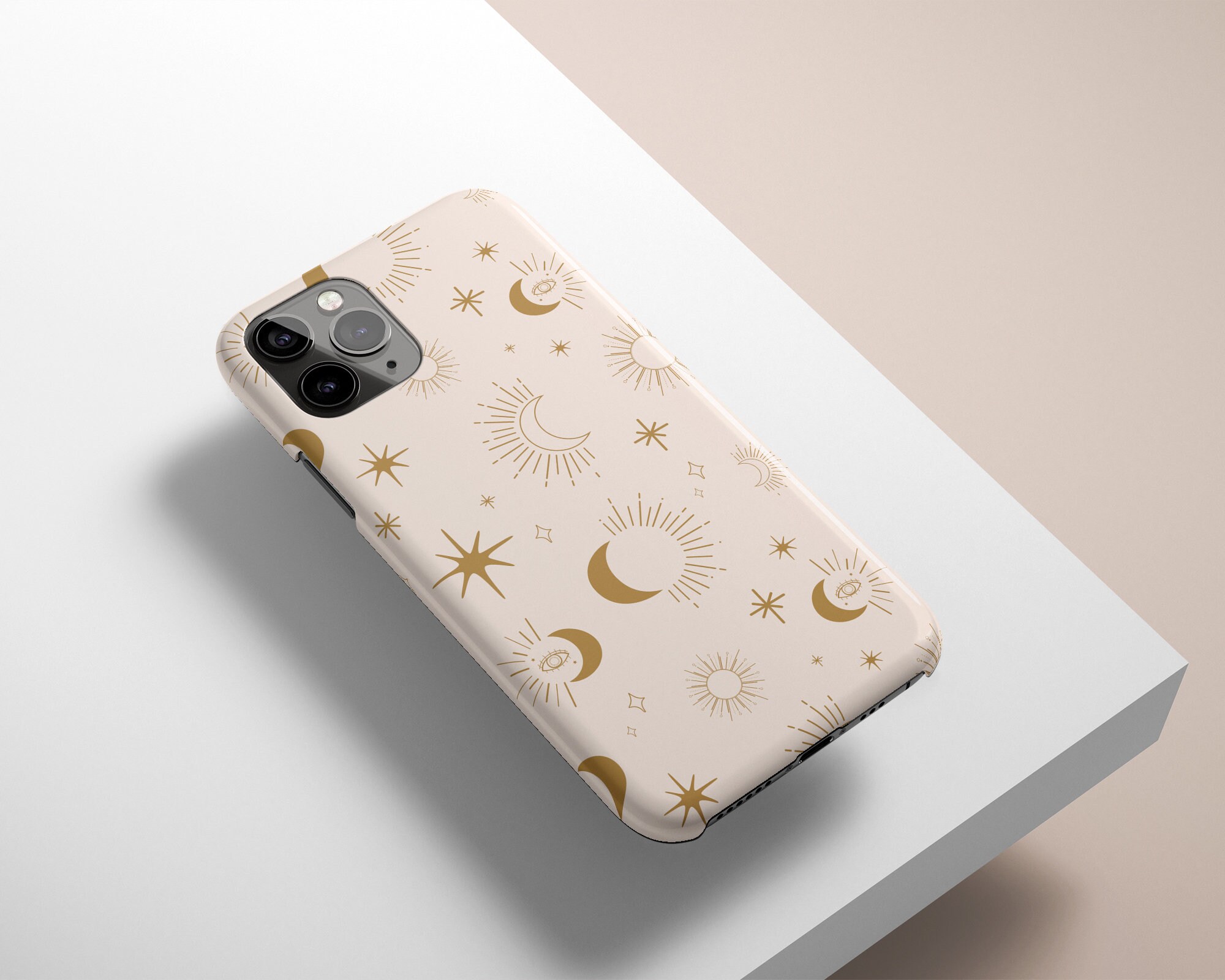 Celestial Moon Constellation Stars Phone Caseiphone 13 Pro - Etsy