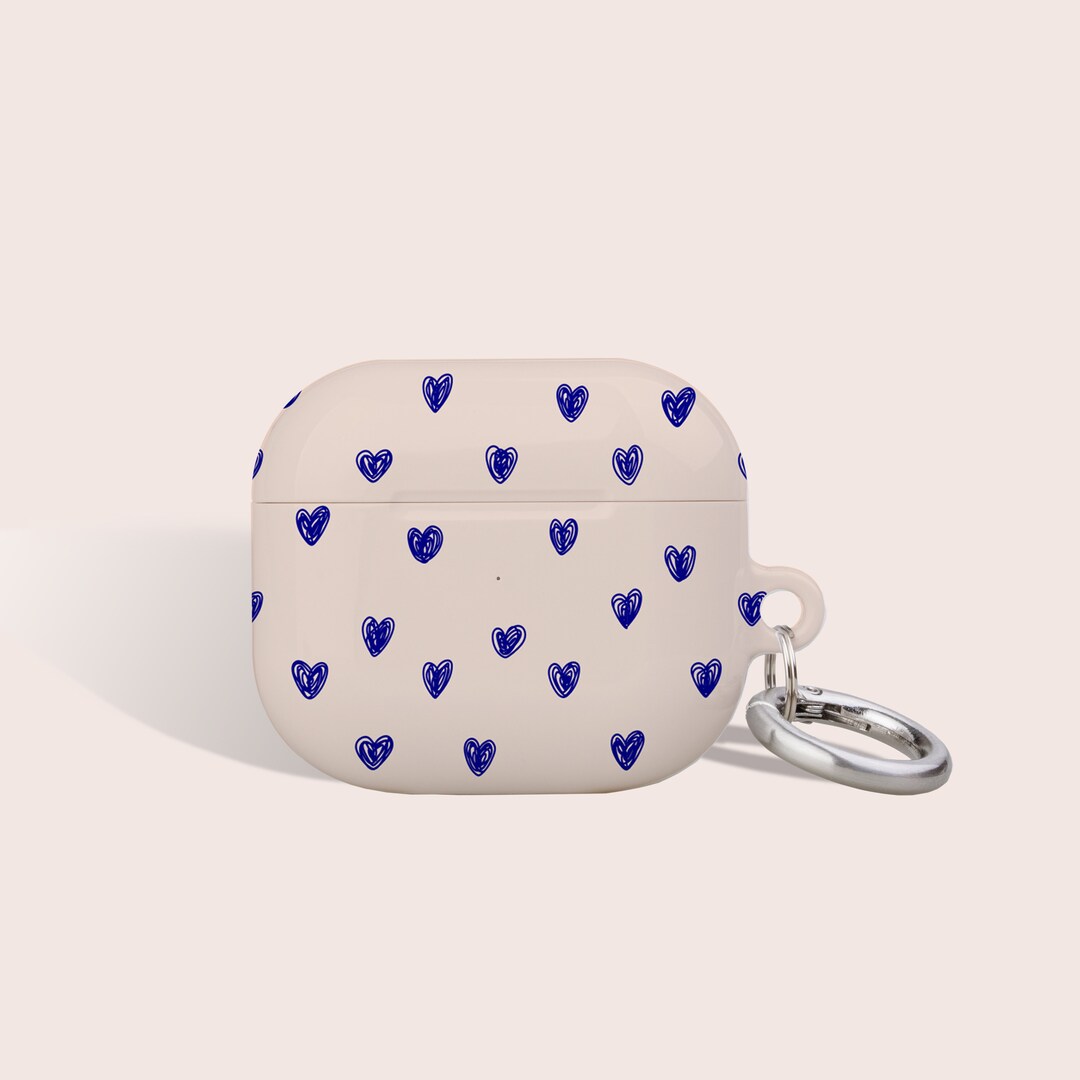 Hearts Hand Drawn Love Aesthetic Case for Airpod, Fits AirPod Pro Case ...