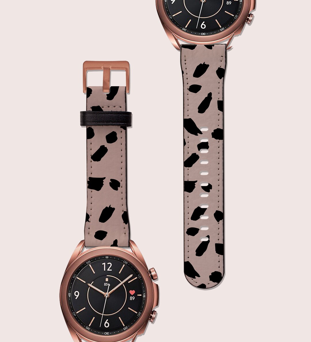 Dalmatian Dots Spotty Animal Watch Band, Fits G3 Watch 6 5 4 3 Strap ...