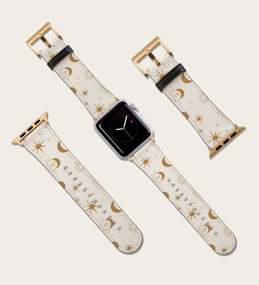 Celestial Moon Constellation Watch Band, Fits Apple Watch, 40mm 38mm ...