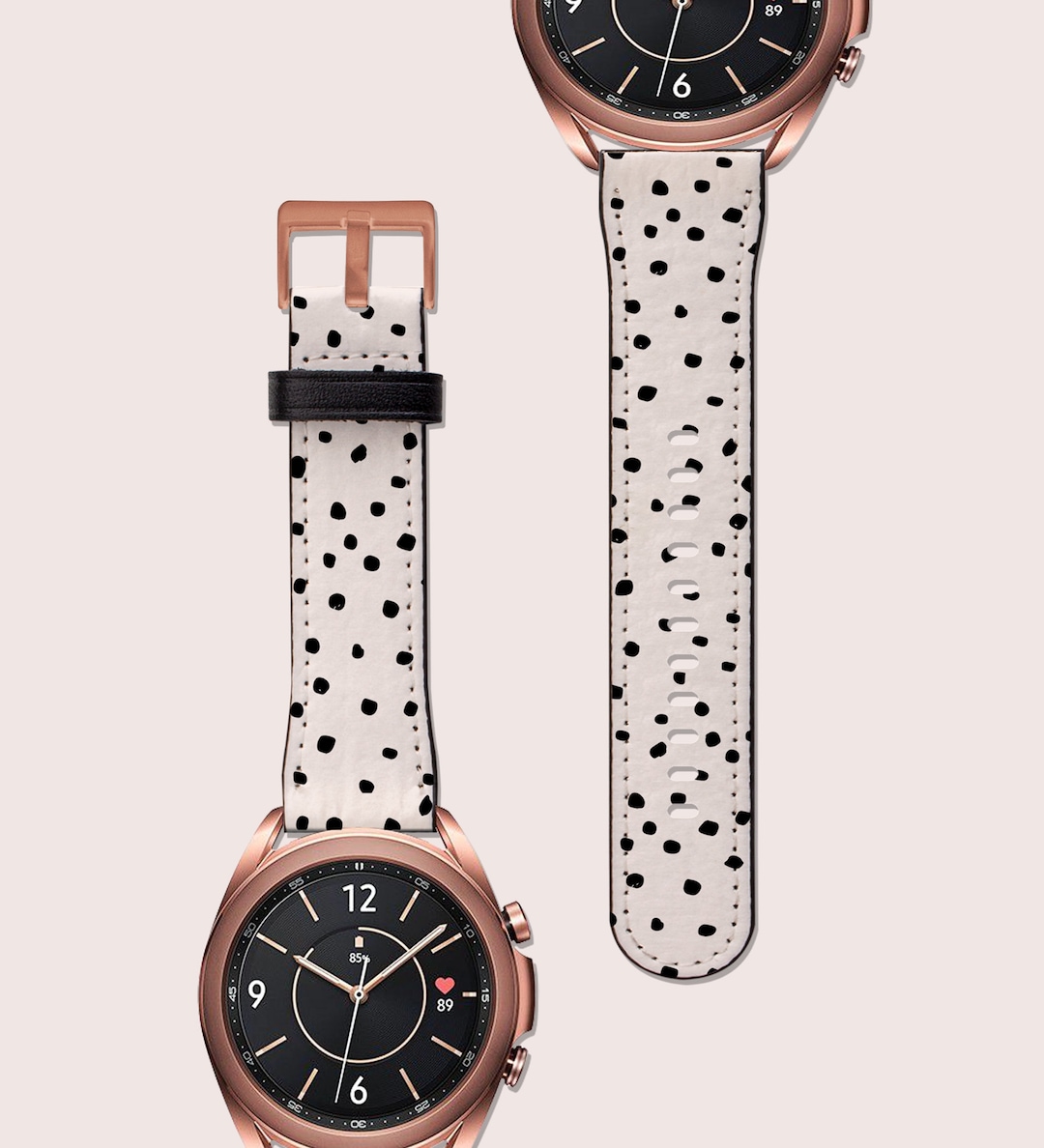 Cream Pastel Painted Dots Watch Band, Fits G3 Watch 6 5 4 3 Strap ...