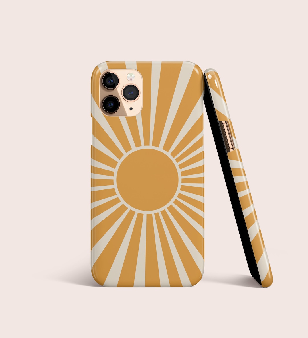 Sunburst Boho Sun Rays Phone Case for iPhone 16 15 14 13 12 X 8 7 | for ...