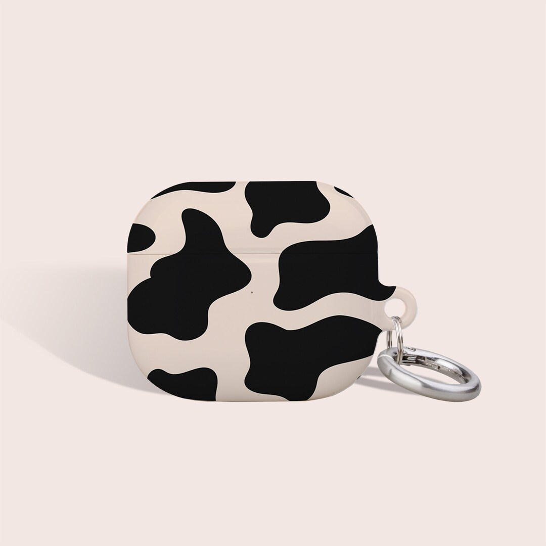 Cow Animal Print Pattern Black Case for Airpod, Fits AirPod Pro Case ...