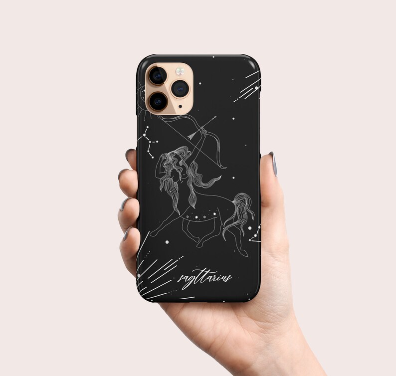 Sagittarius Zodiac Sign Mystical Phone Case Iphone 14 13 Pro - Etsy