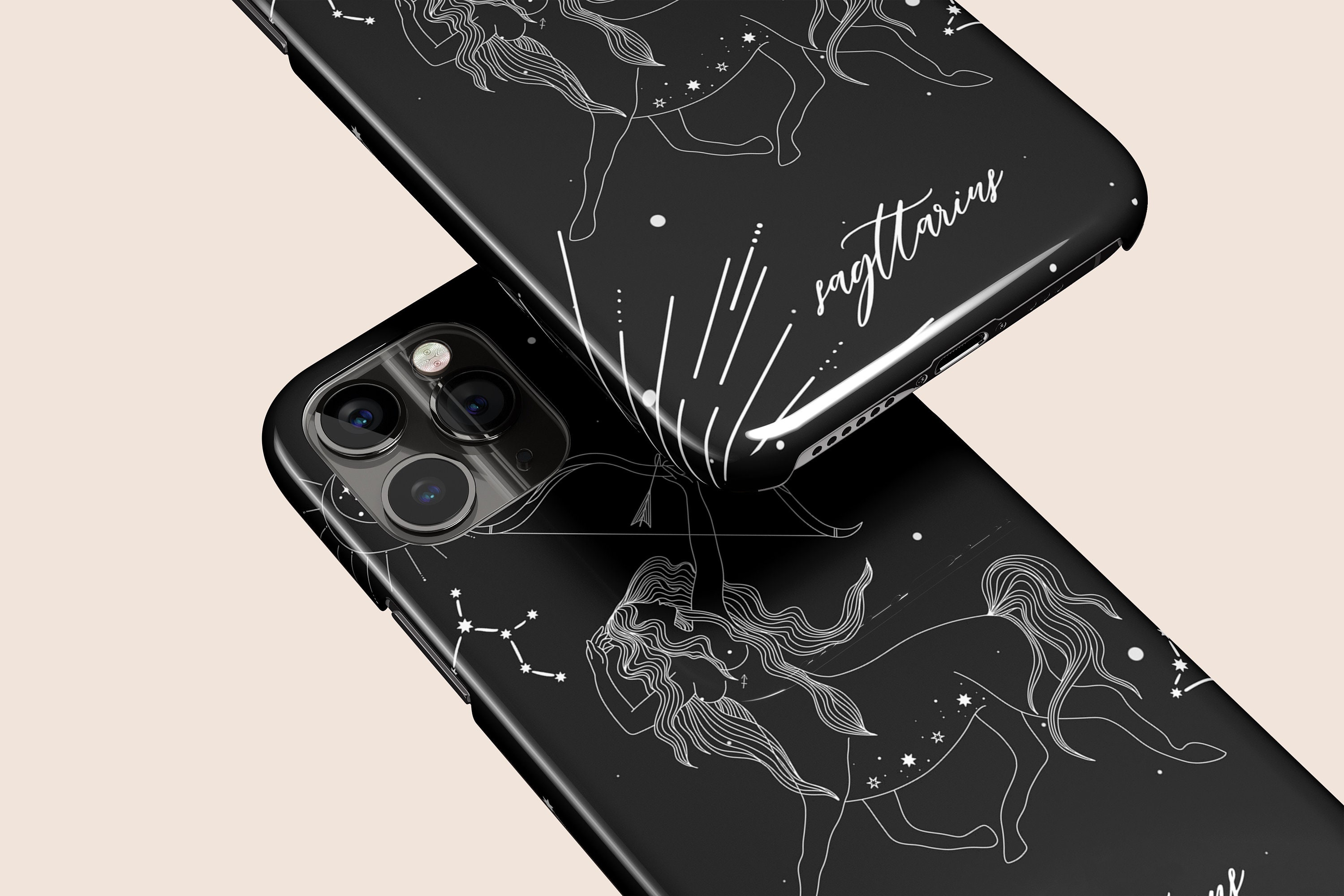 Sagittarius Zodiac Sign Mystical Phone Case iPhone 12 Pro Max | Etsy
