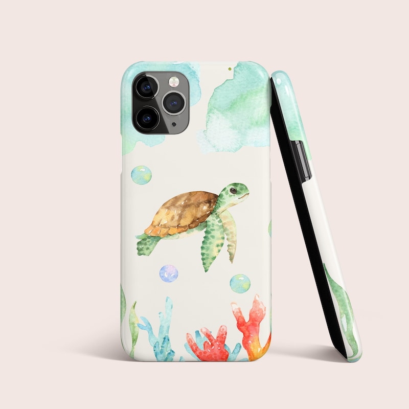 Turtle Cell Phone Case - Etsy