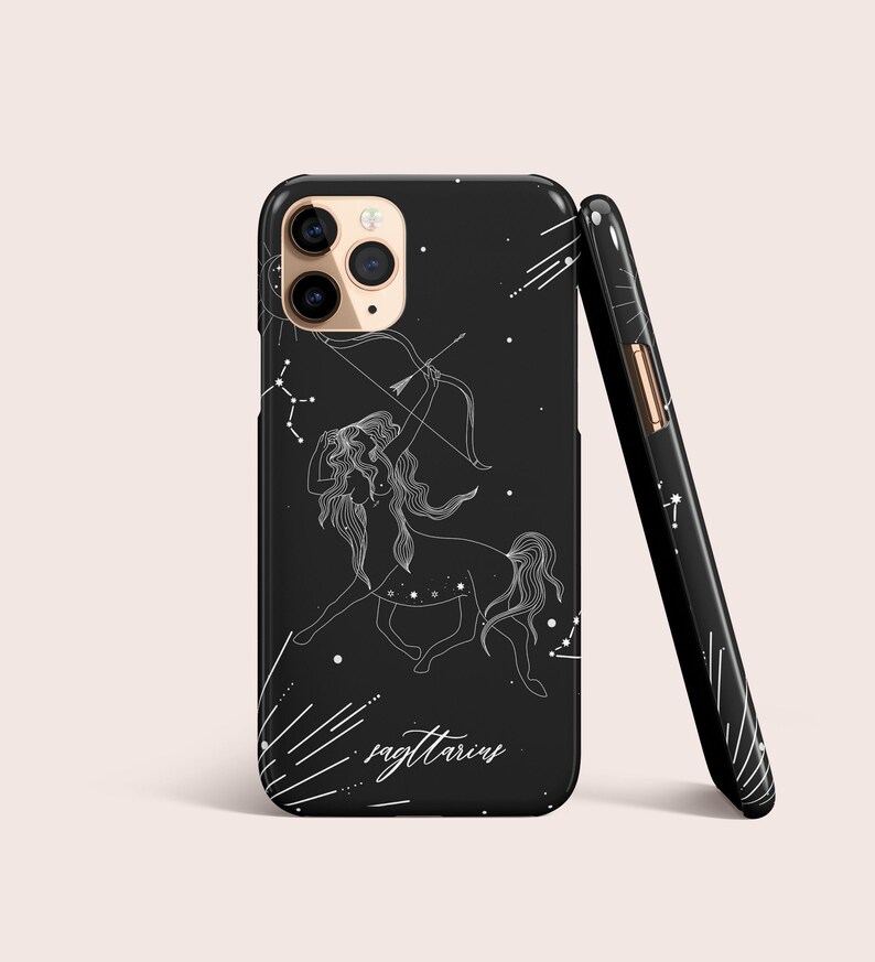 Sagittarius Zodiac Sign Mystical Phone Case Iphone 14 13 Pro - Etsy
