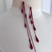 Bloody Pearl Necklace, Dripping Blood Pearl Choker, Triple Strand Pearl ...
