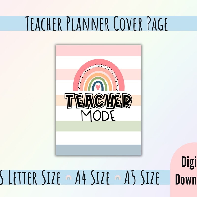 Art Teacher Planner - Etsy