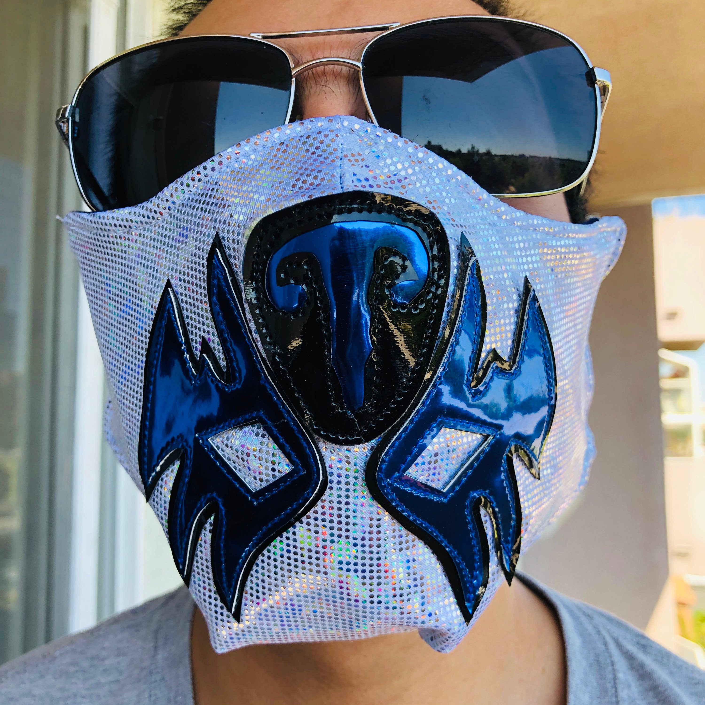 Lucha Libre Edition Face Mask Handmade - Etsy