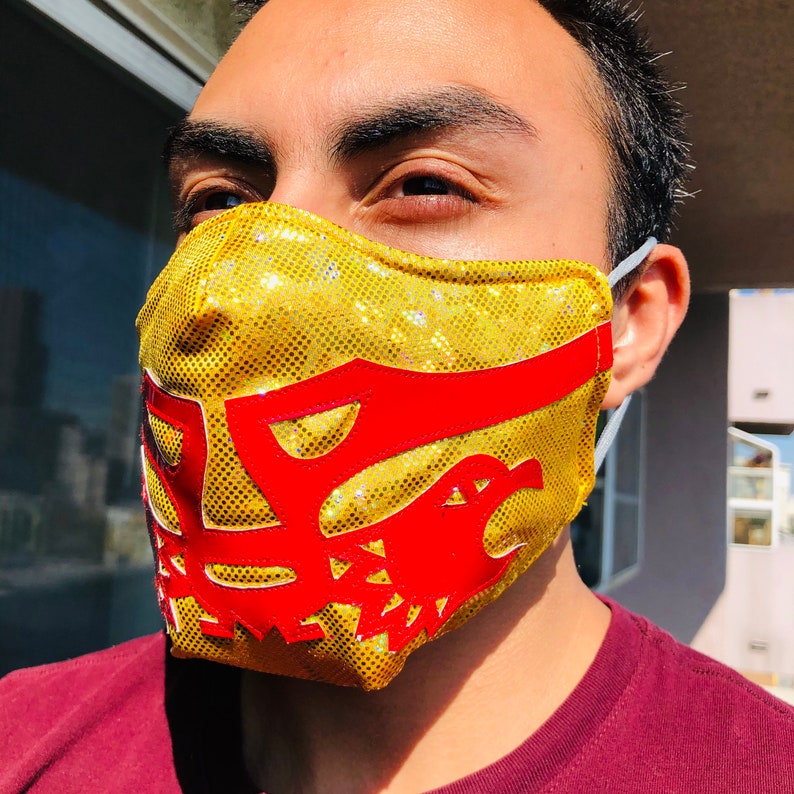 Lucha Libre Edition Face Mask Handmade - Etsy