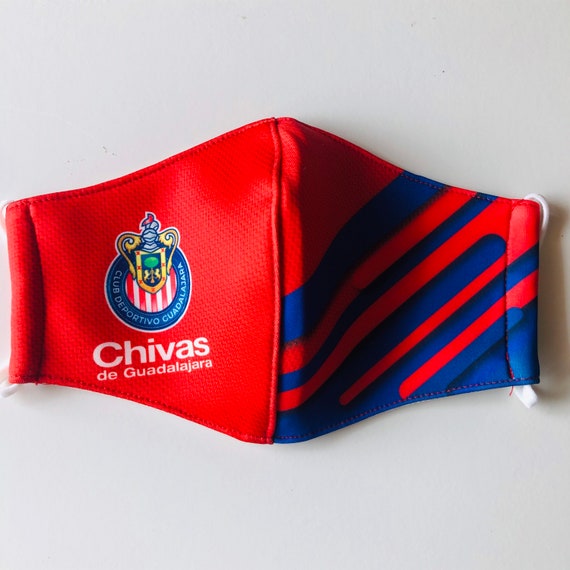 Chivas Official Licensed Face Mask/ Cubre Bocas Futbol - Etsy France