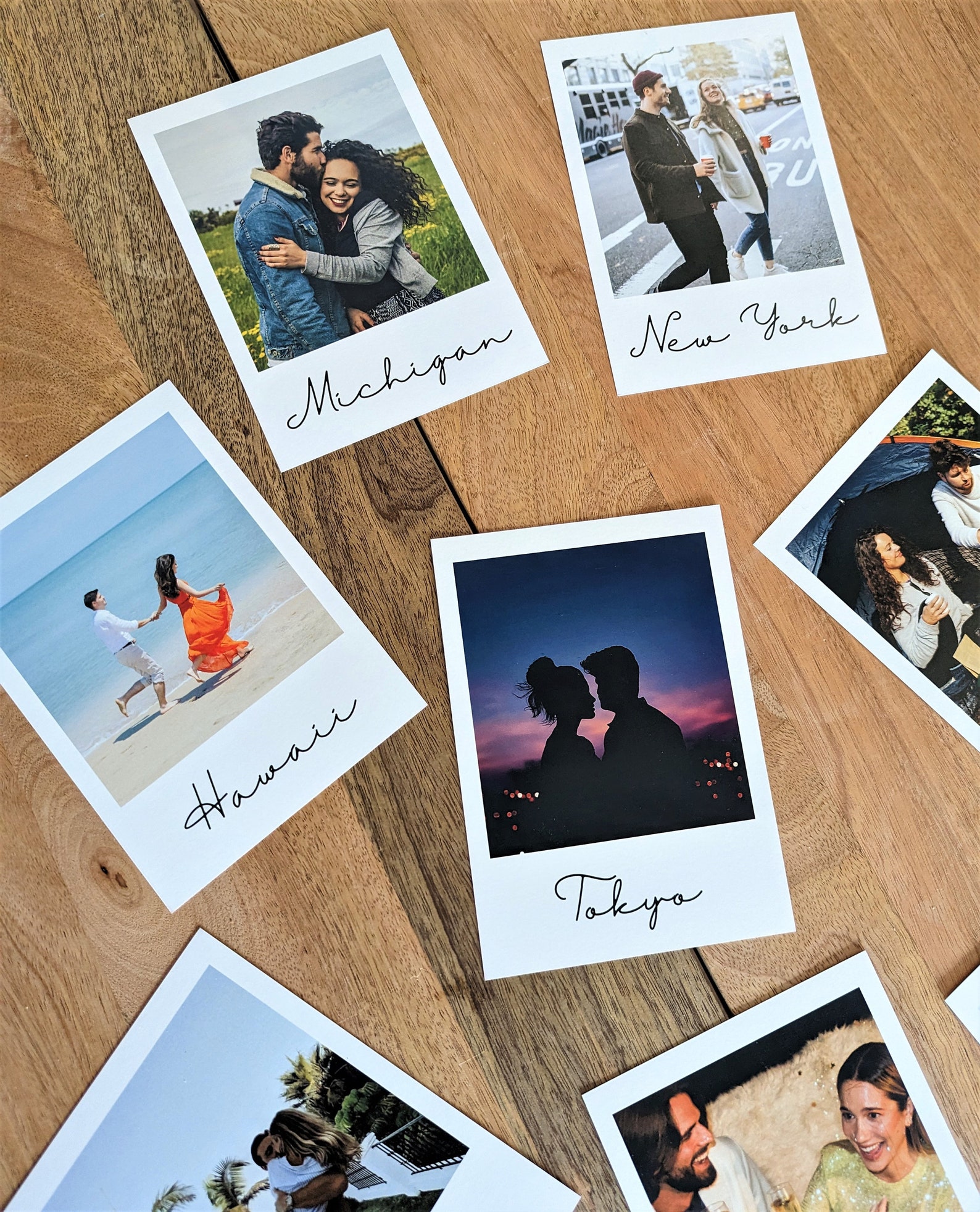 Polaroid Table Numbers Travel Couple Wedding Centerpiece Travel Couple ...