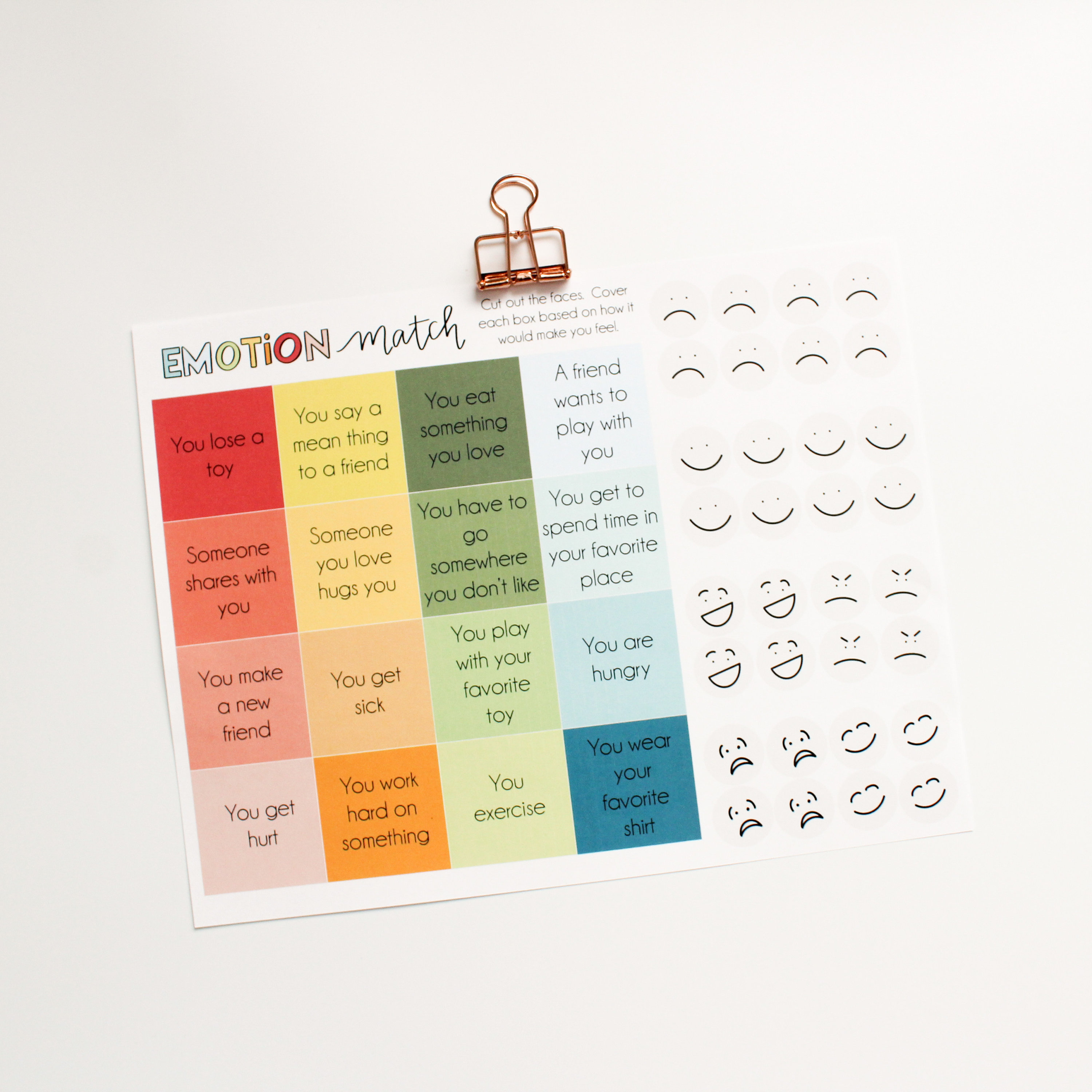Emotions for Kids Printable Workbook - Etsy