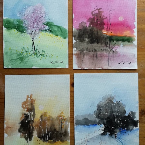 Best Selling Original Watercolor Paintings - Etsy