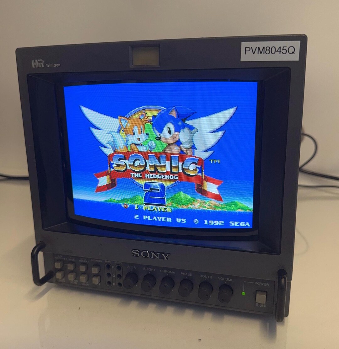 Sony Trinitron PVM-8045Q Color CRT 8" Rgb Retro Gaming Monitor S-video 9L3 14L5 (serviced) - Etsy