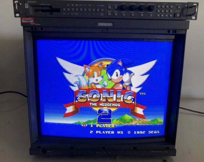 Sony 20" BVM-20F1U CRT Monitor RGB Retro Gaming - Etsy
