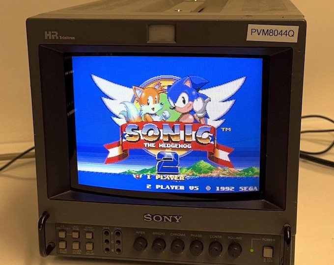 Sony Trinitron PVM-8044Q Color CRT 8" Rgb Retro Gaming Monitor S-video ...