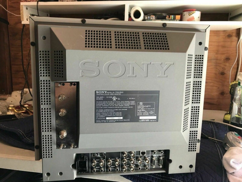 Sony PVM 20L5 Retro Gaming CRT RGB Video Monitor - Etsy