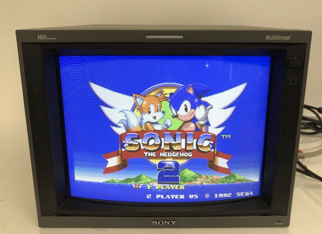 Sony PVM-14L5 14 Monitor Retro Gaming CRT 240p 480p 720p 1080i RGB - Etsy