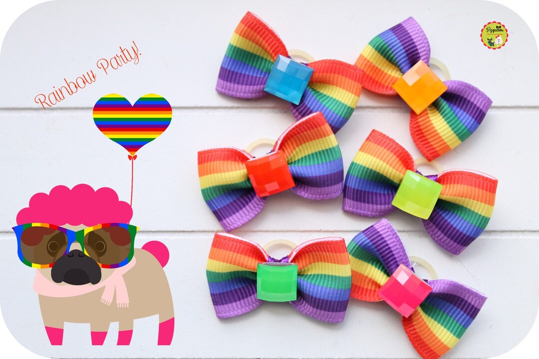 Lacitos para perros, perros accesorios, moños para mascotas,lazos para ...