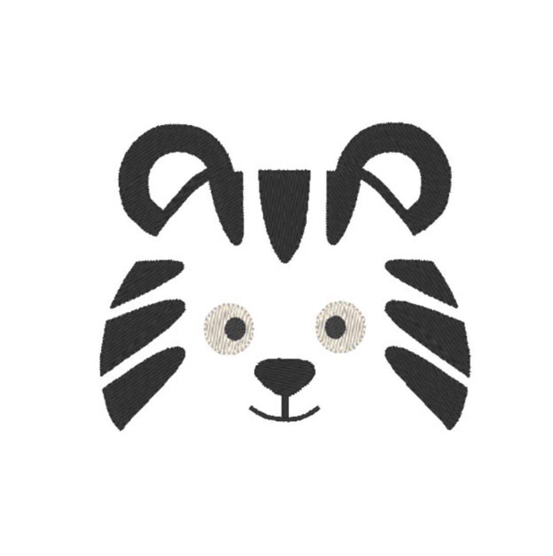 Tiger Embroidery Design ITH | Tiger Face Embroidery Design | Machine ...