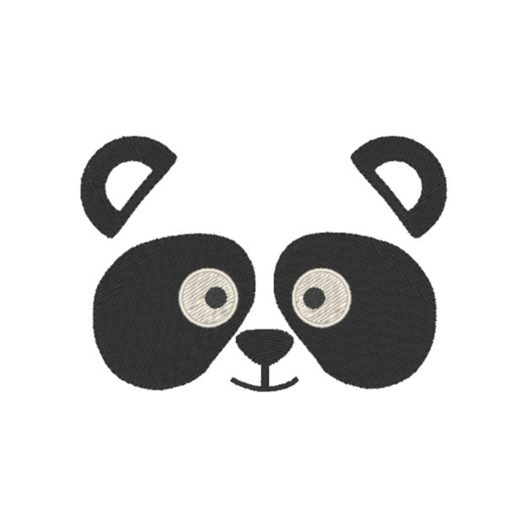 Panda Embroidery Design ITH | Panda Face Embroidery Design | Machine ...