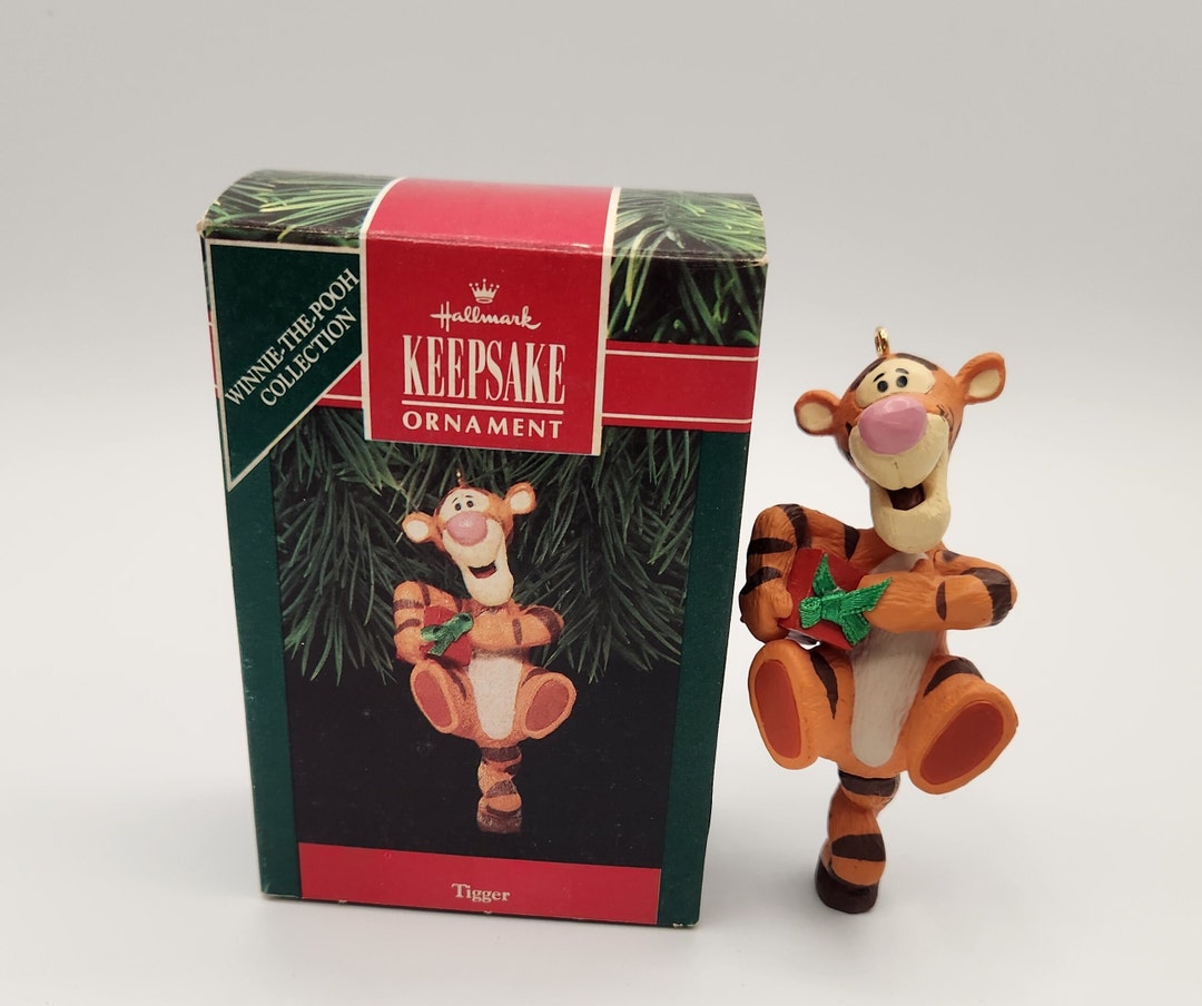 Tigger Hallmark Keepsake Ornament / Vintage Christmas Decoration 1991 ...