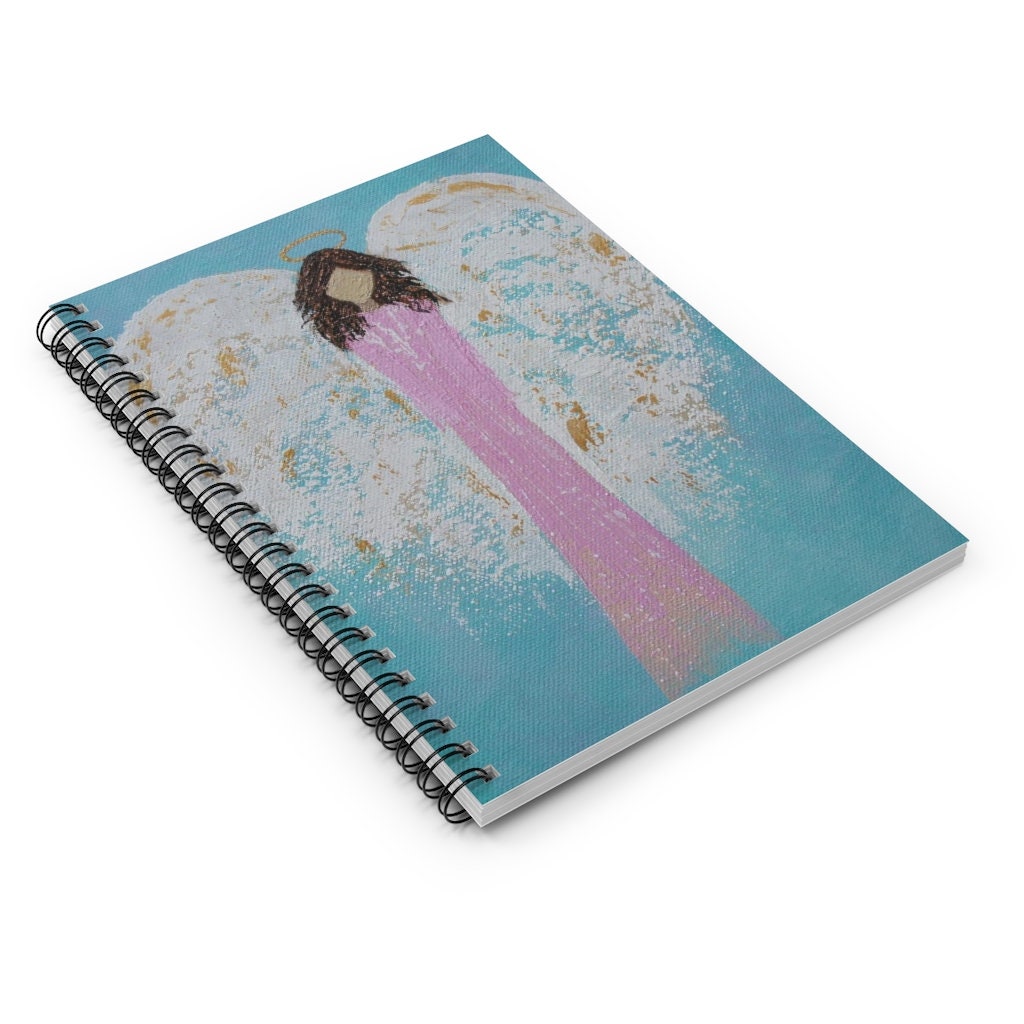 Angel Notebook Spiral Notebook Church Notes Shopping - Etsy