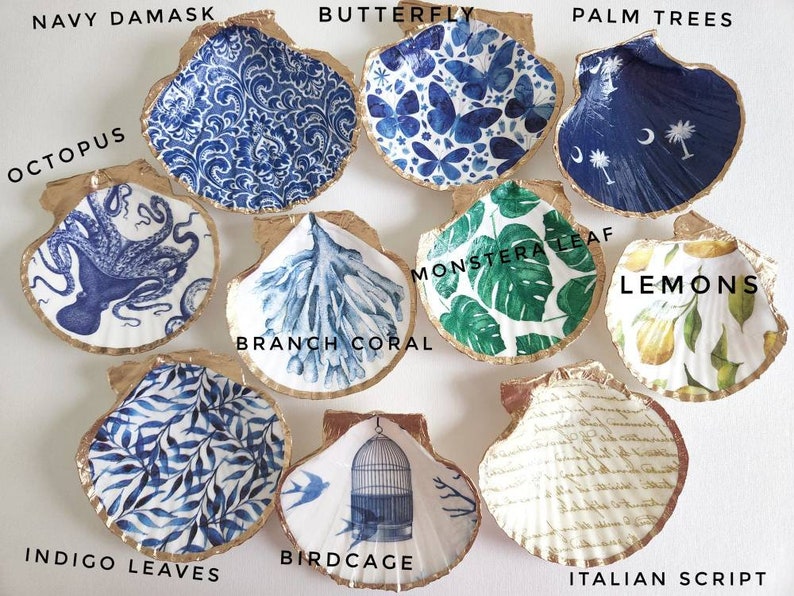 Scallop Shell Ring Dish Jewelry Tray Beach Themed Gift - Etsy