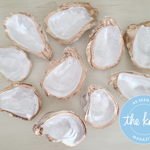 PEARL PAINTED SHELL Trinket/ring Dish - Etsy