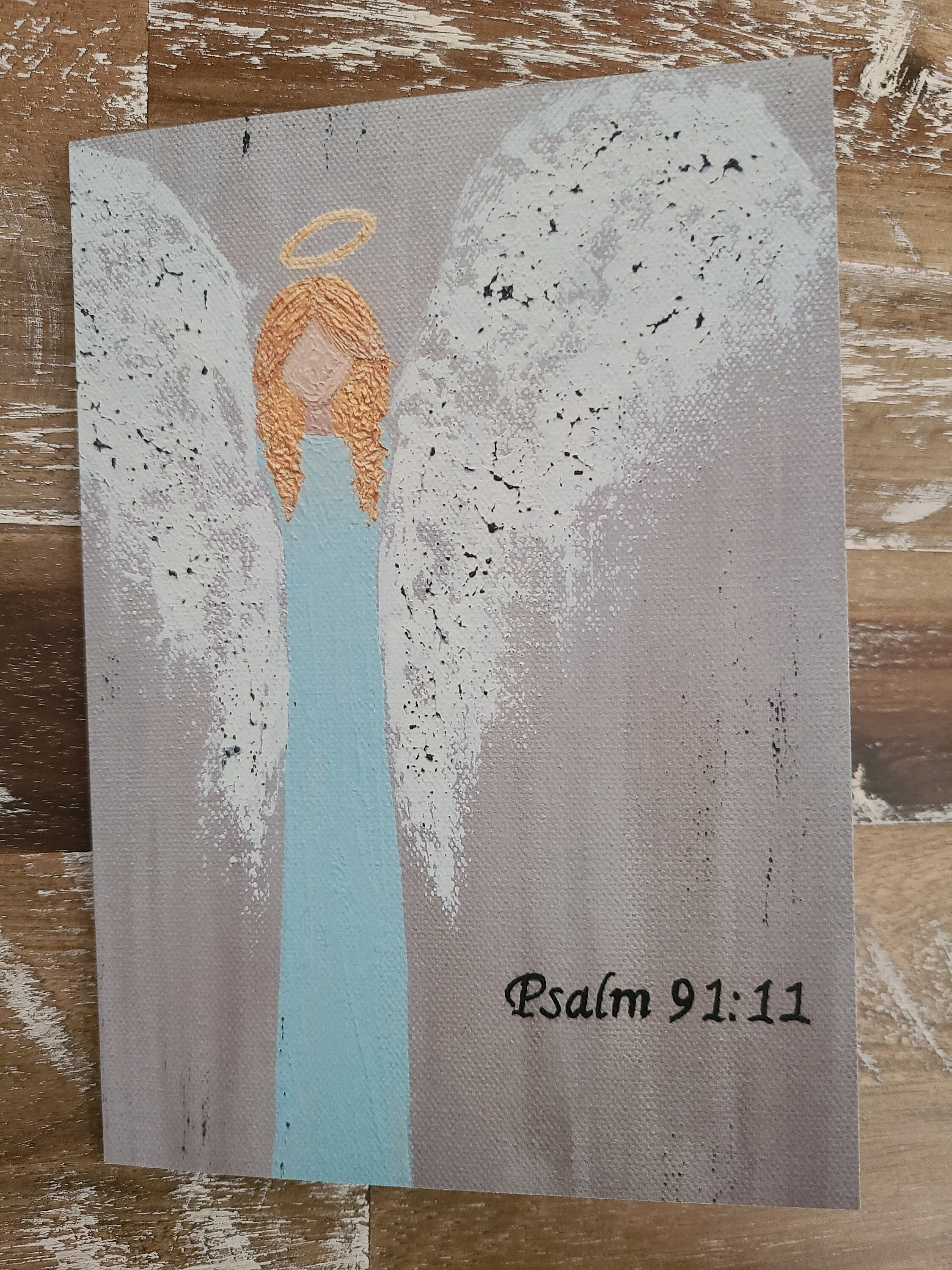 Angel Greeting Card - Original Art Cards - Spiritual Card - Stationery ...