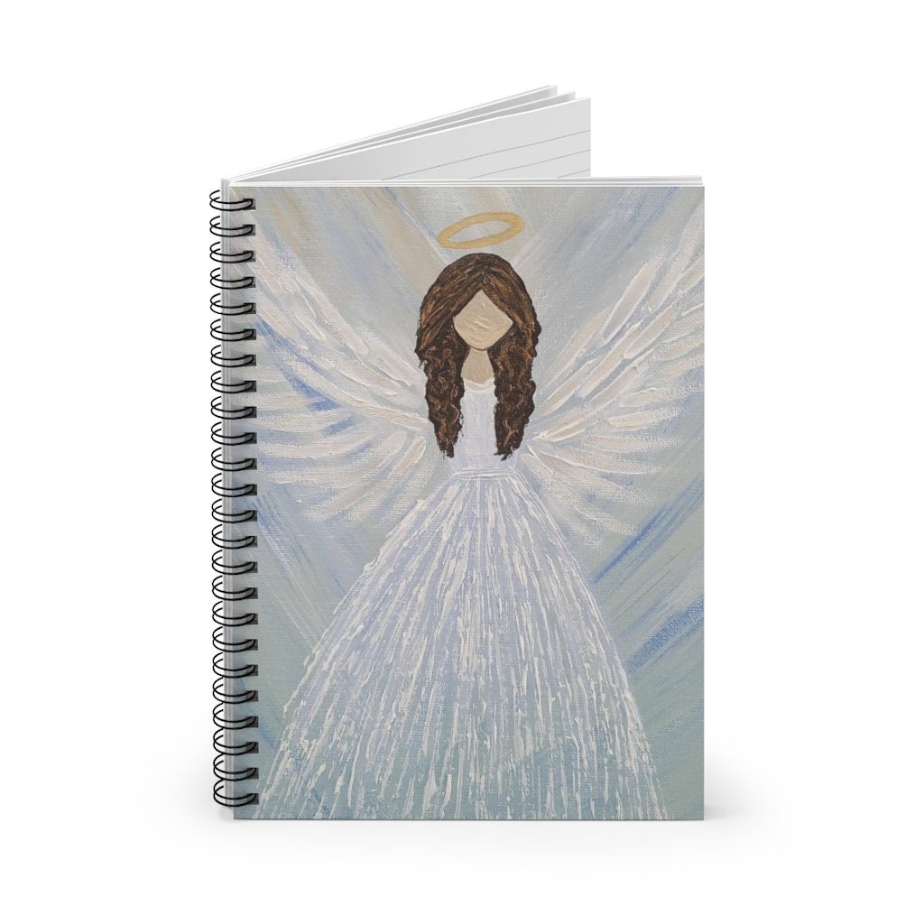 Angel Notebook Spiral Notebook Church Notes Shopping - Etsy