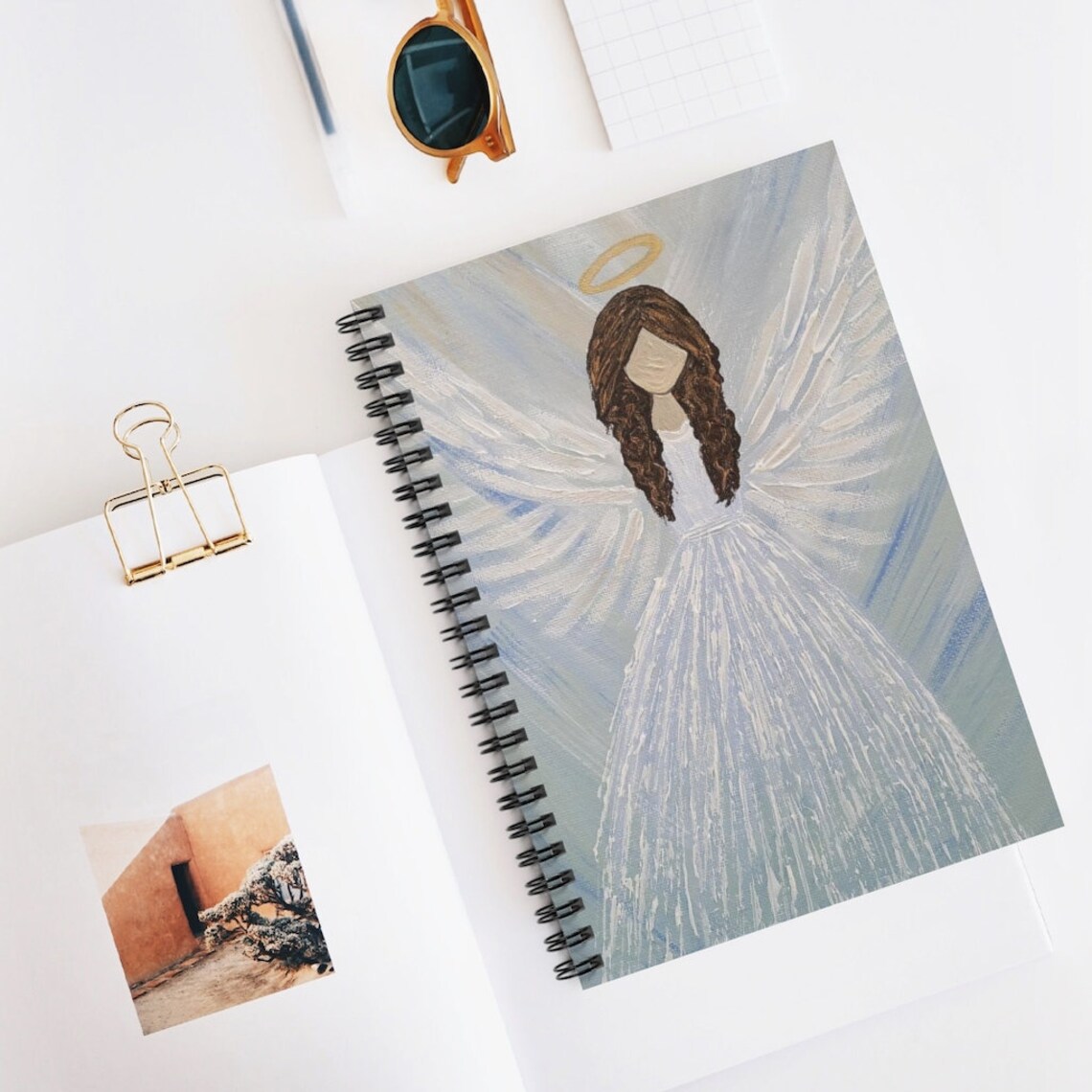 Angel Notebook Spiral Notebook Church Notes Shopping - Etsy