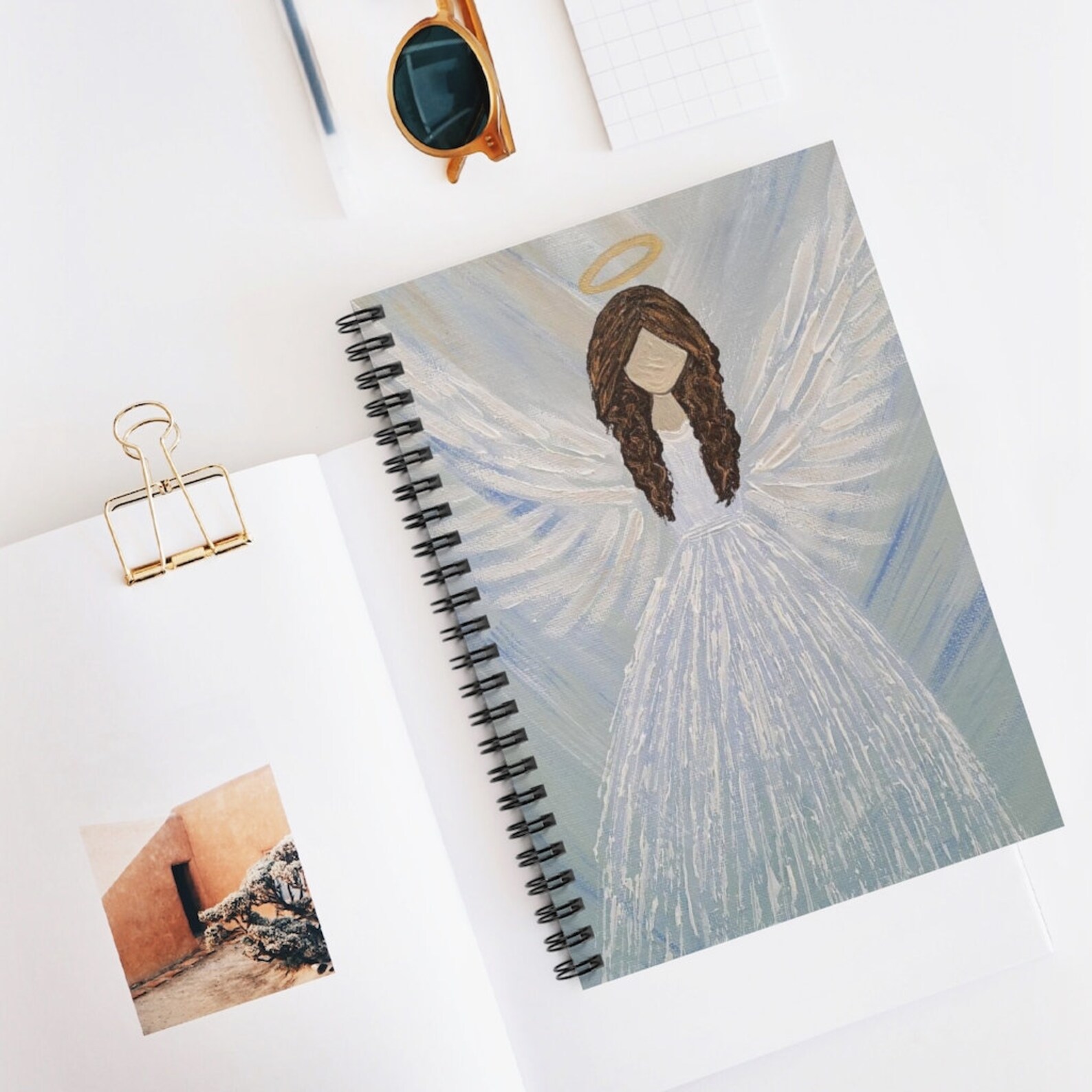 Angel Notebook Spiral Notebook Church Notes Shopping - Etsy