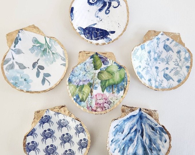 Alphonse Mucha, Art Nouveau, Mucha, Scallop Shell, Decoupage Shell ...