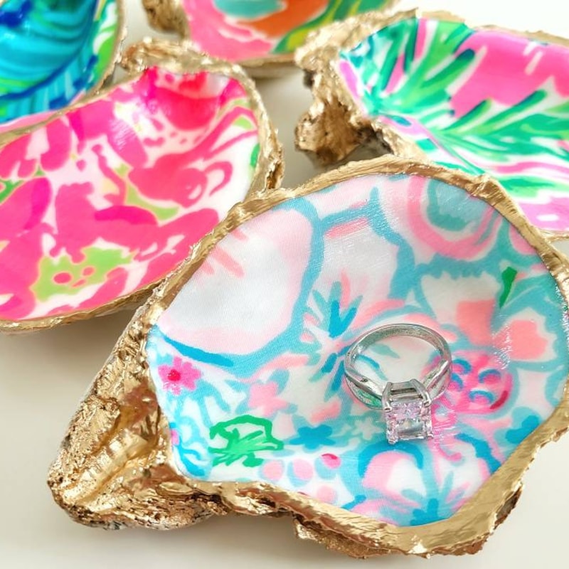 Oyster Shell Ring Dish - Etsy