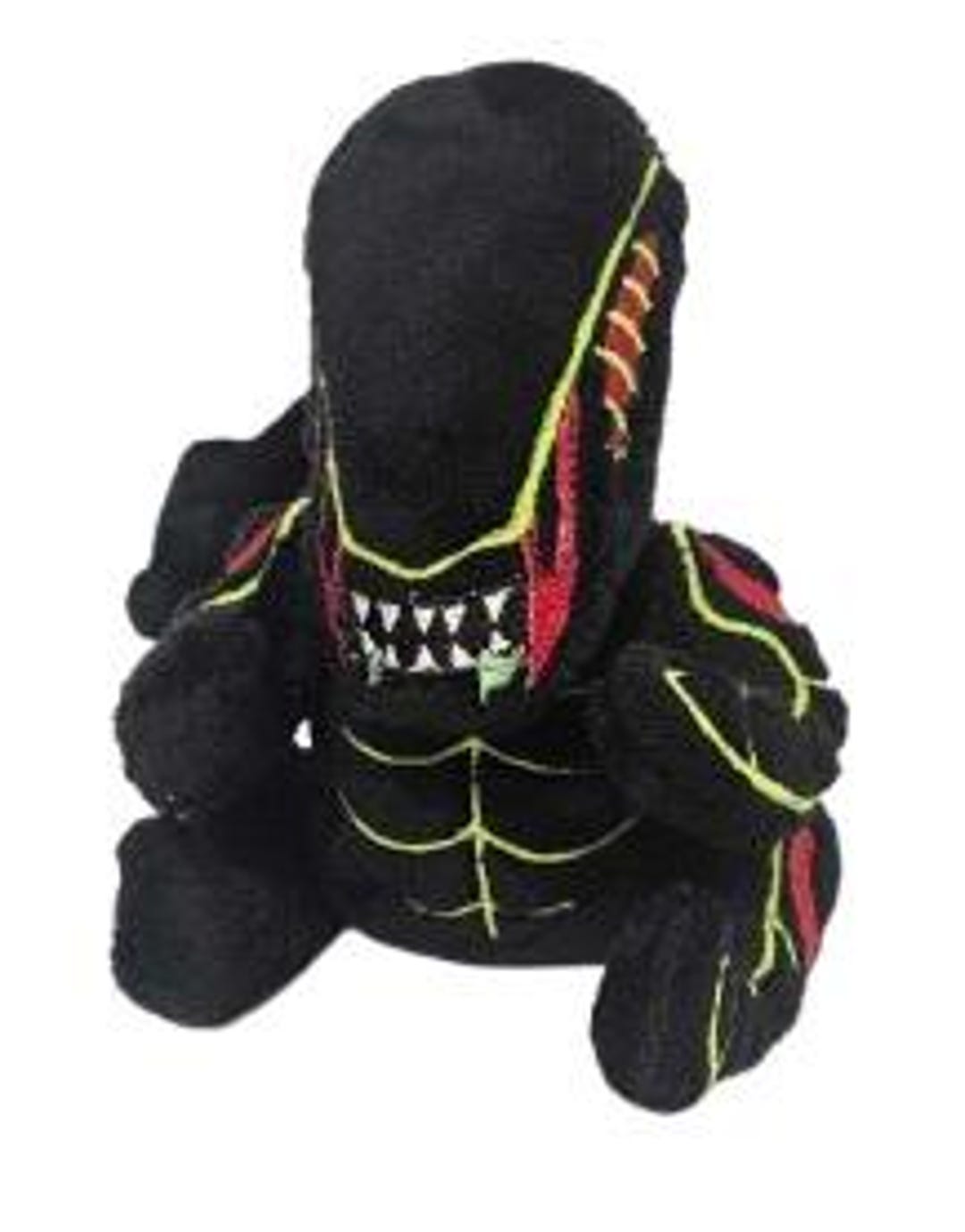 Xenomorph Alien Plushblack and Red With EGG - Soft Minky, Ready to Ship ...
