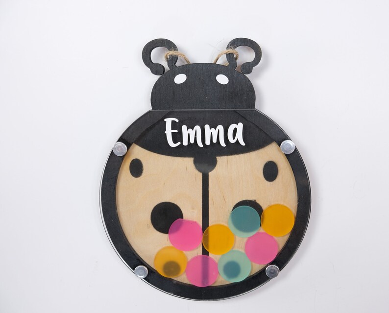 Ladybug Token Reward Chart Personalized Kids Chore Chart | Etsy