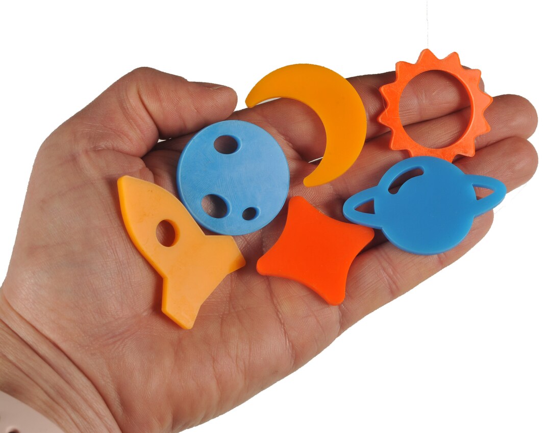 Set of 15 Acrylic Tokens for Spaceship Reward Jar - Etsy