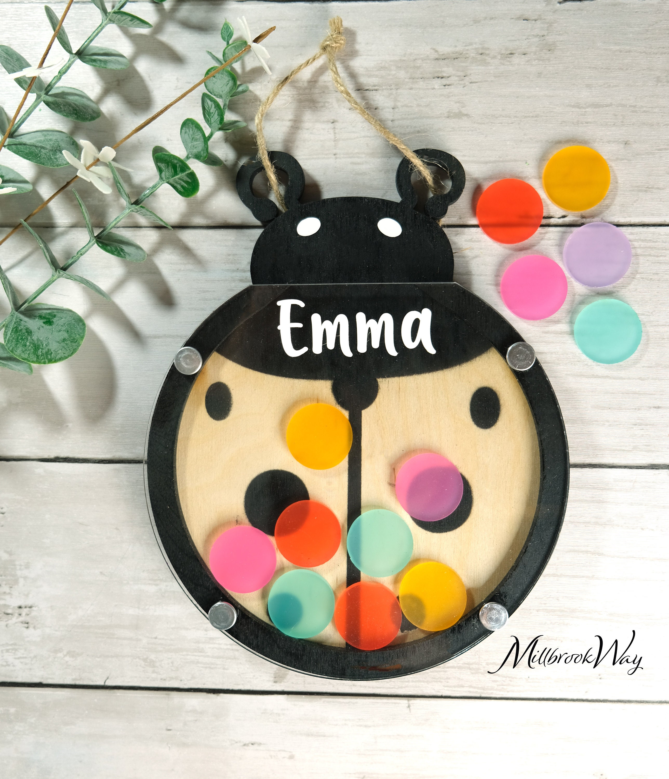 Ladybug Token Reward Chart Personalized Kids Chore Chart | Etsy Canada