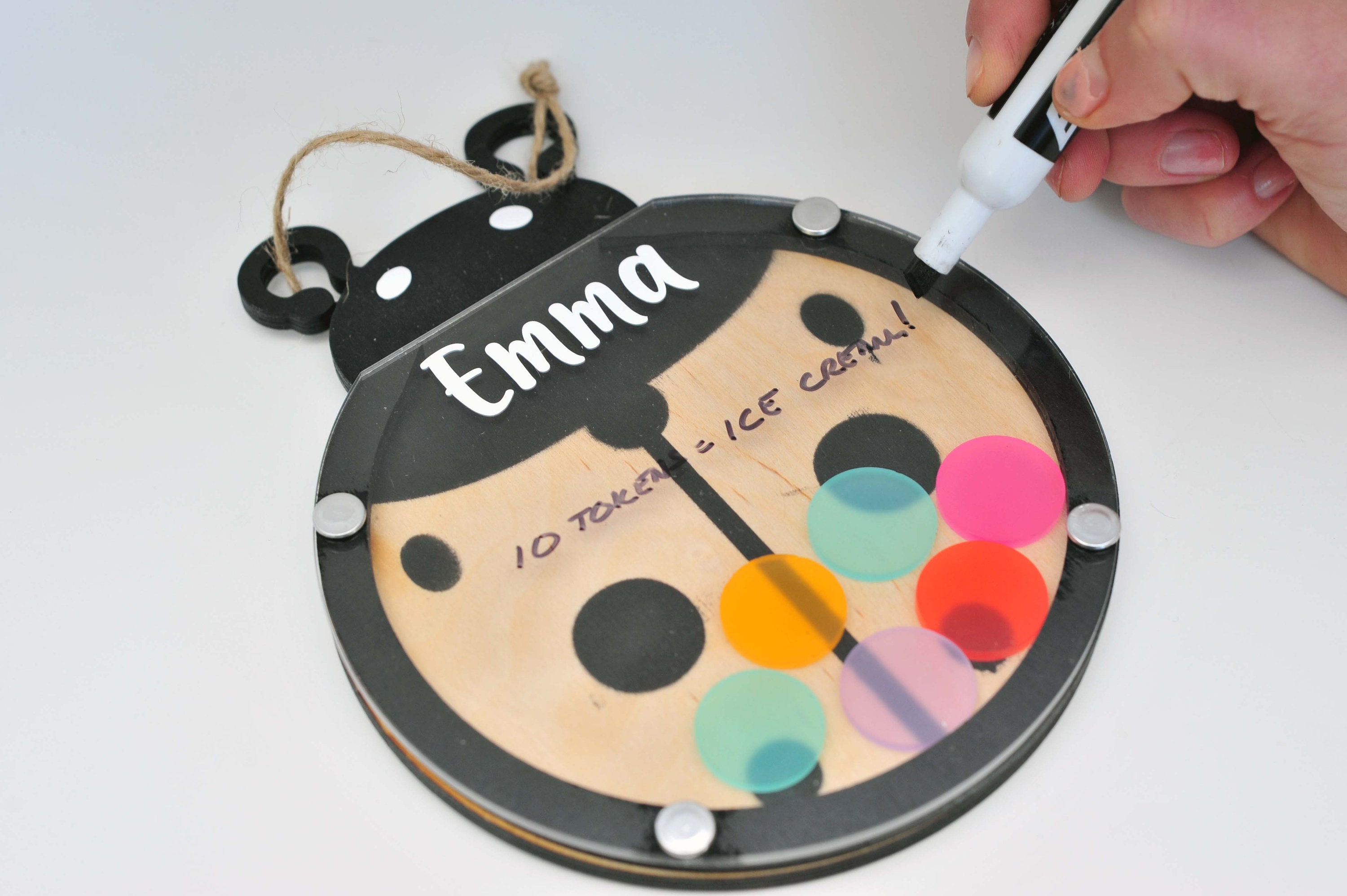 Ladybug Token Reward Chart Personalized Kids Chore Chart | Etsy Canada