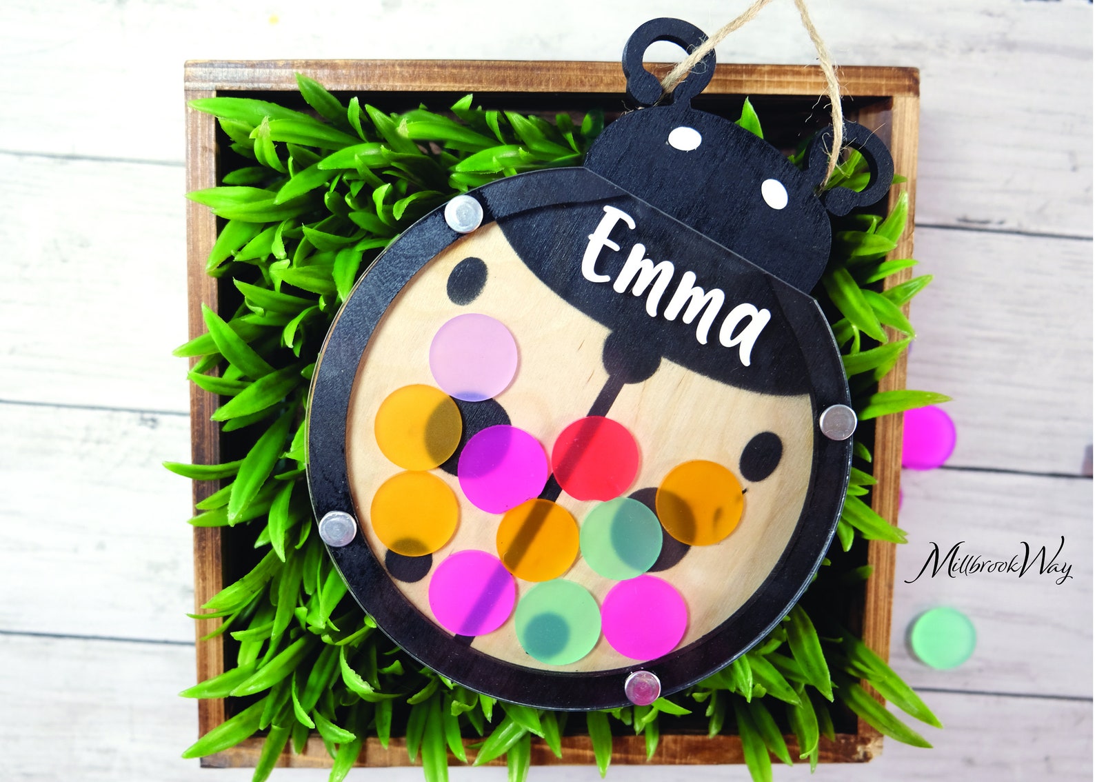 Ladybug Token Reward Chart Personalized Kids Chore Chart | Etsy Canada