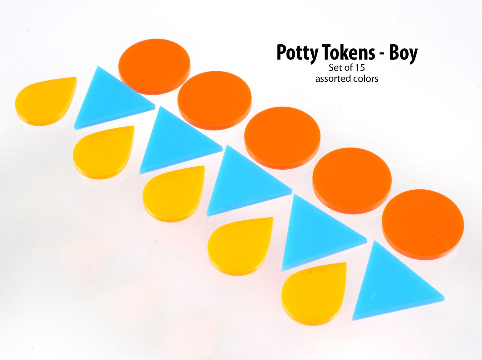 Set of 15 Acrylic Tokens for Reward Charts - Etsy