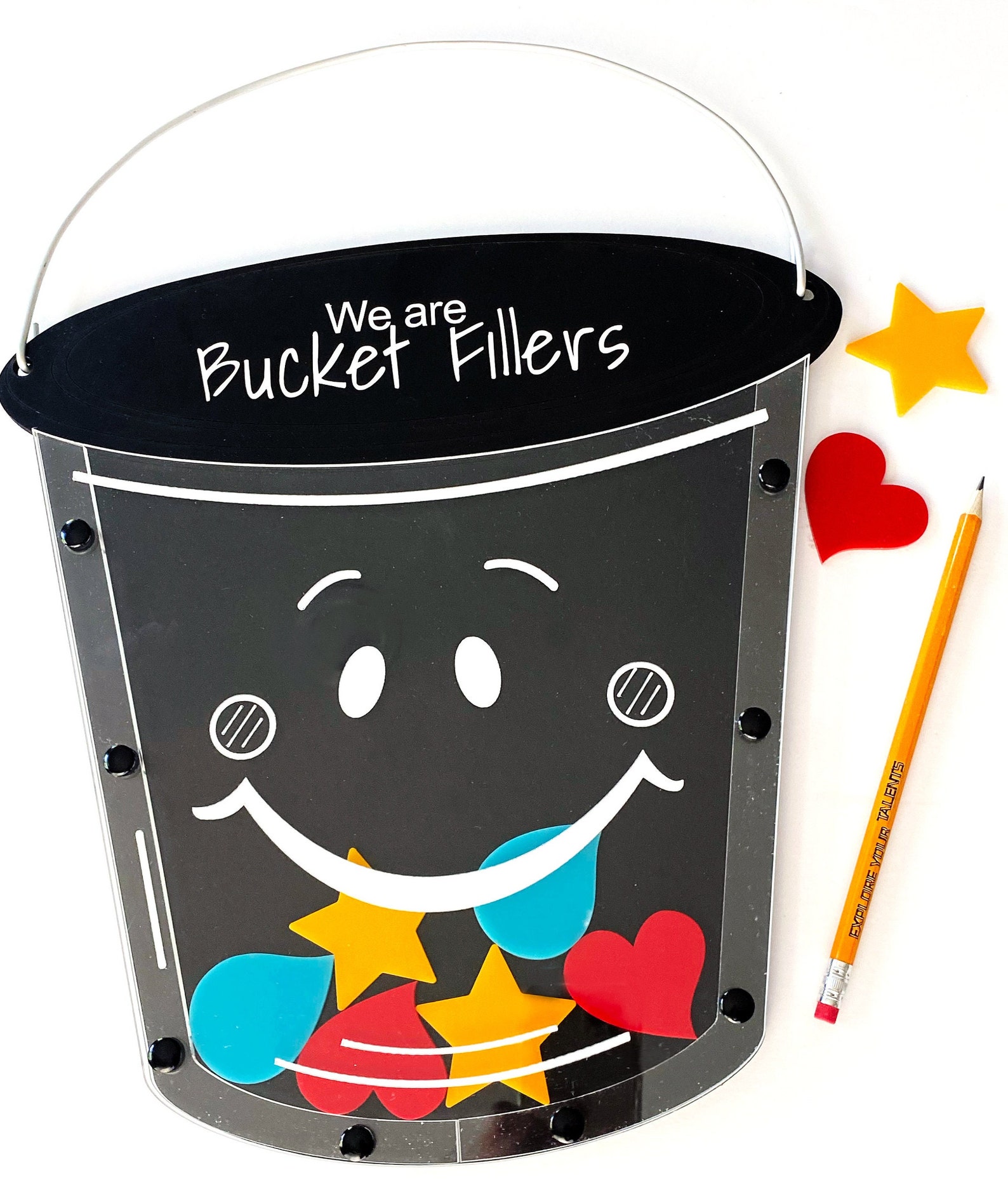 Classroom Bucket Filler Token Reward Chart/chalkboard large - Etsy