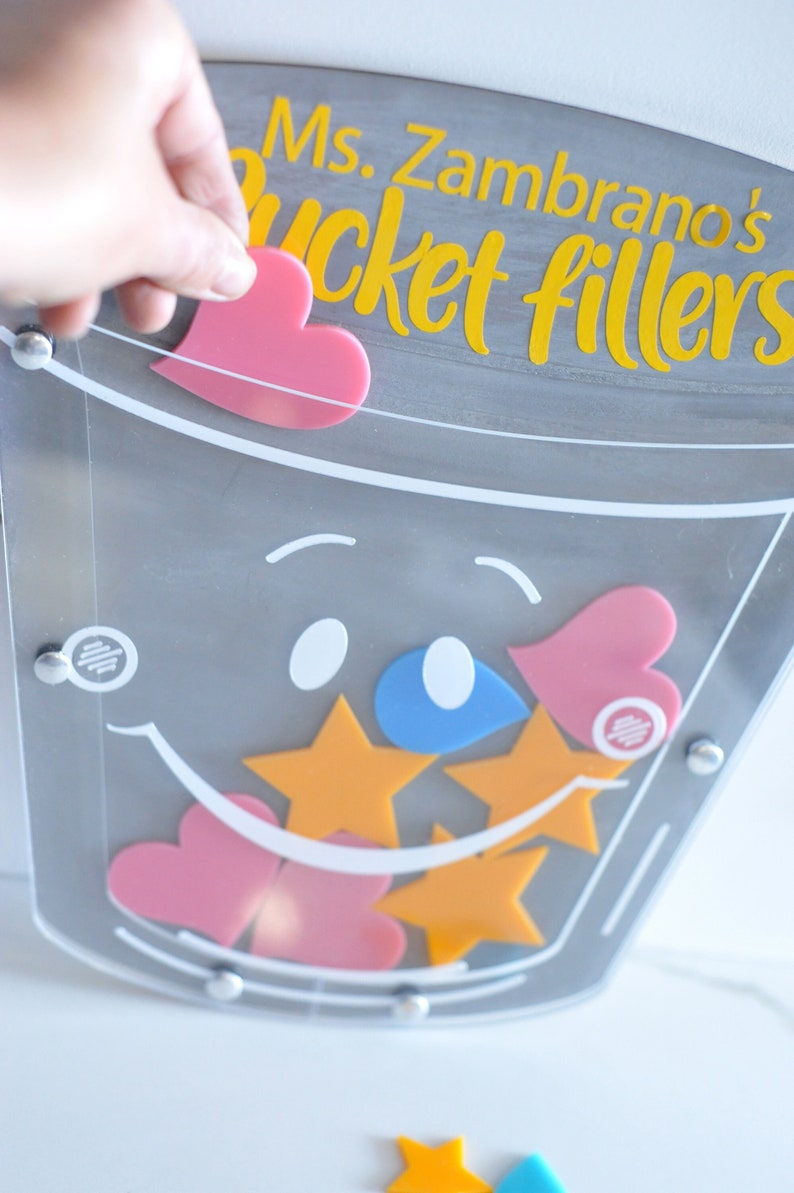 Classroom Bucket Filler Token Reward Chart large - Etsy