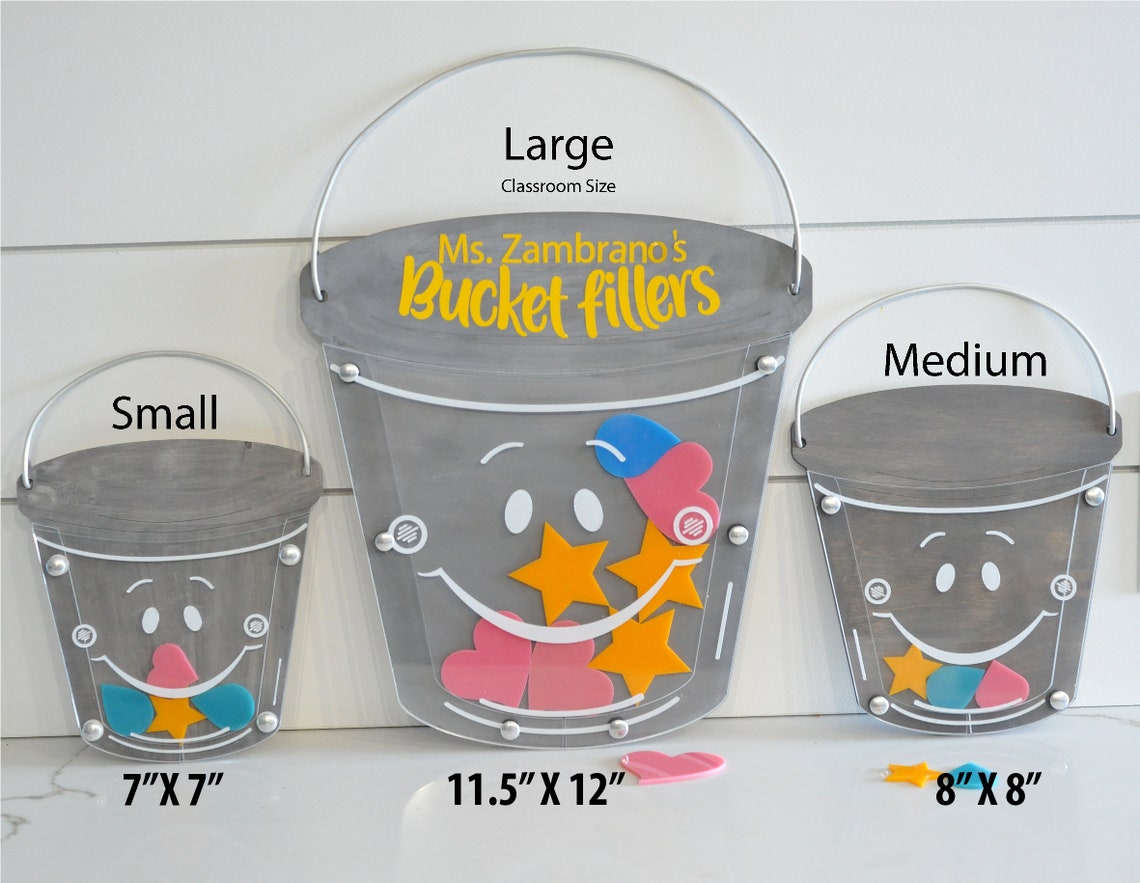 Classroom Bucket Filler Token Reward Chart large - Etsy