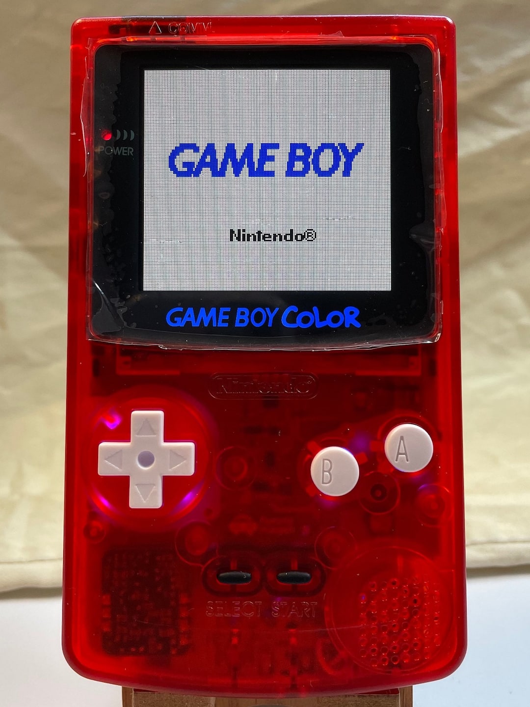 Red Gameboy Color W/ 10 Backlight Settings OSD to Control - Etsy